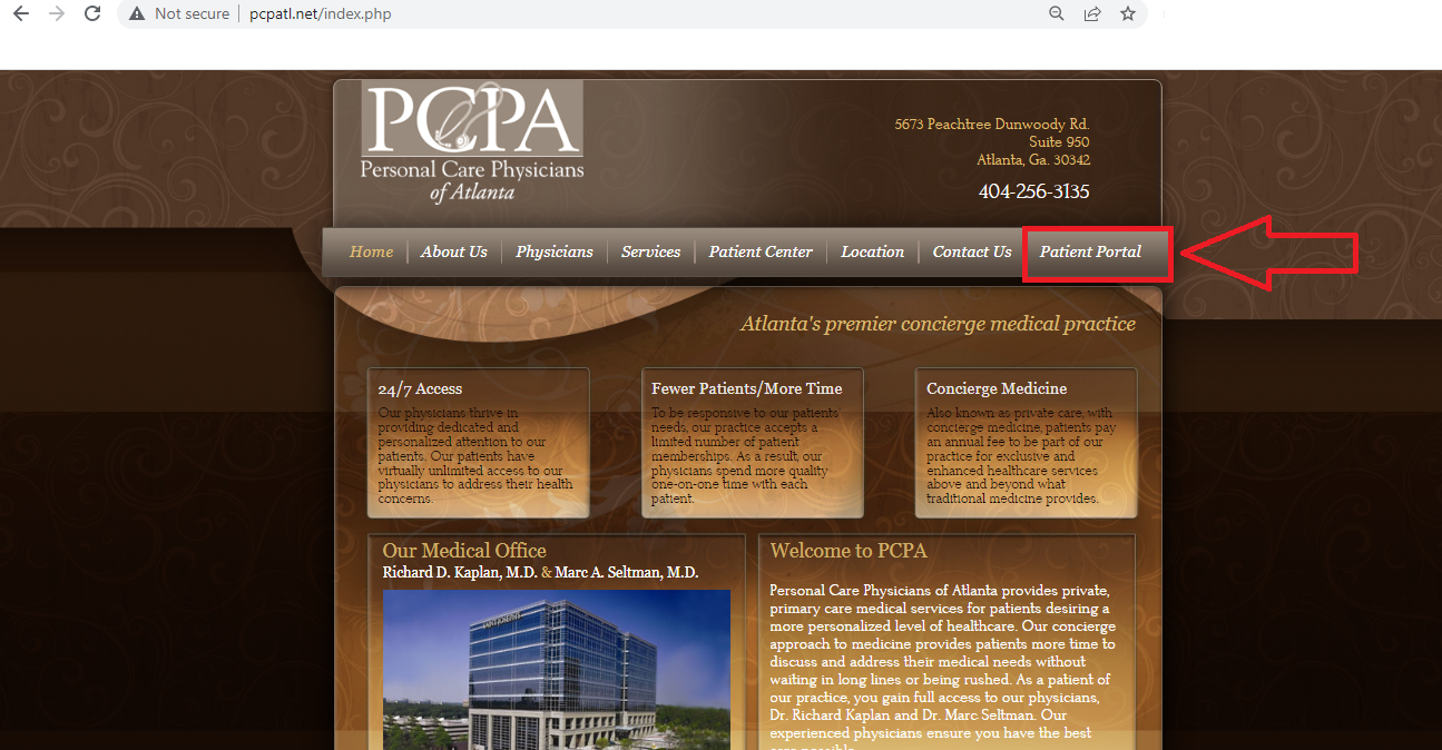 Primary Care Physicians of Atlanta Patient Portal Login - mycw32 ...