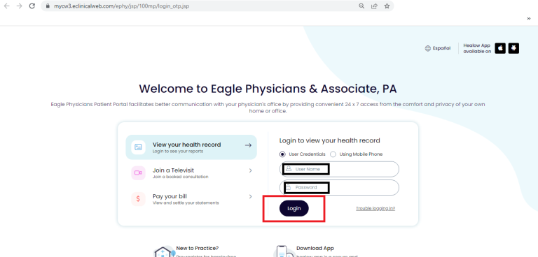 Eagle Patient Portal Login - www.eaglemds.com - Digital Patient Portal