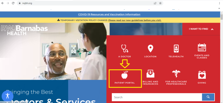 Rwj Health Connect Patient Portal Login - www.rwjbh.org - Digital ...