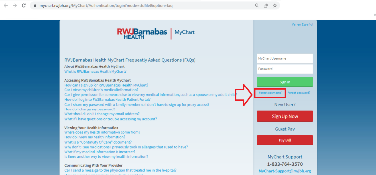 Rwj Health Connect Patient Portal Login - www.rwjbh.org - Digital ...