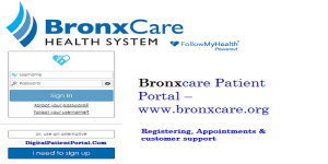 Bronxcare Patient Portal – www.bronxcare.org - Digital Patient Portal