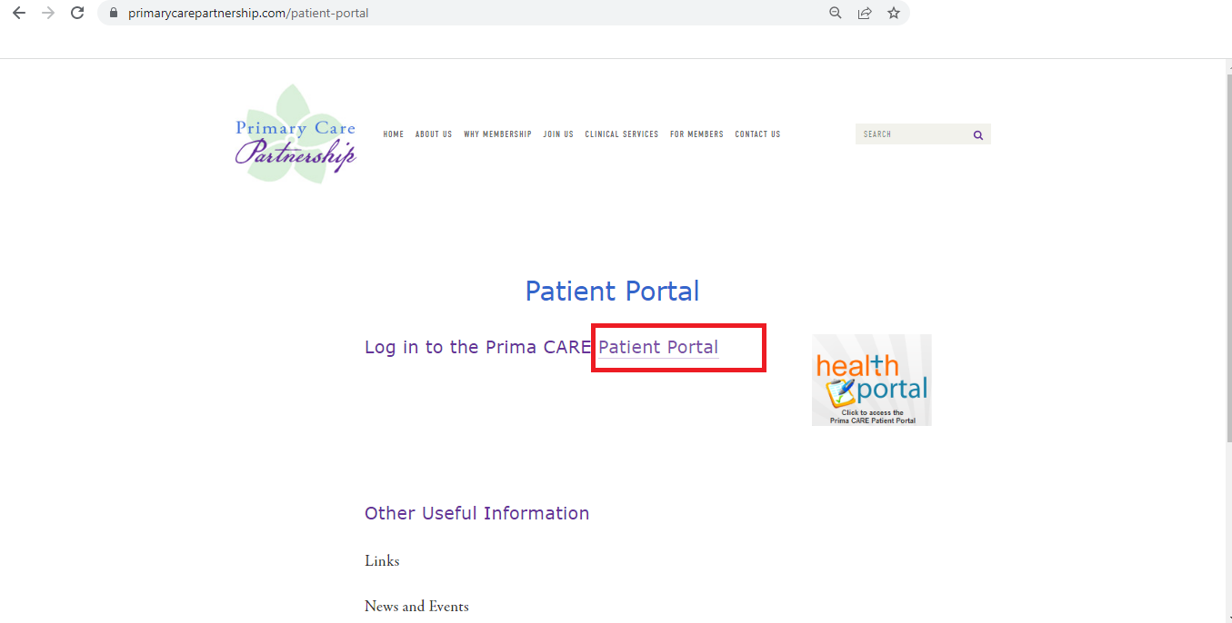 Prima Care Patient Portal Login - primarycarepartnership.com - Digital ...