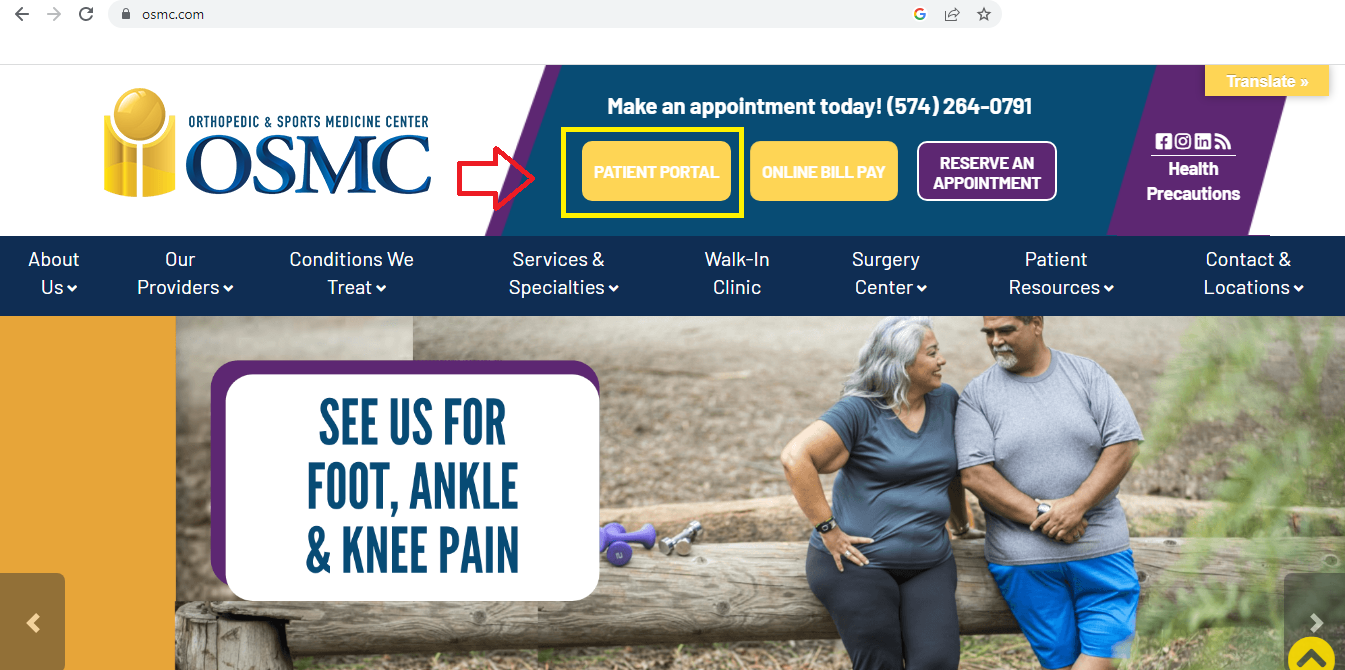 OSMC Patient Portal Login - www.osmc.com - Digital Patient Portal