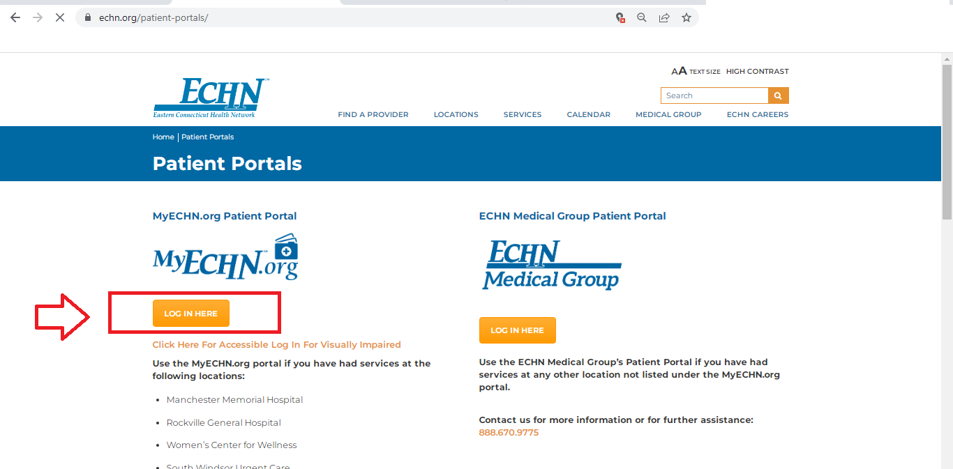 ECHN Patient Portal Login - www.echn.org - Digital Patient Portal