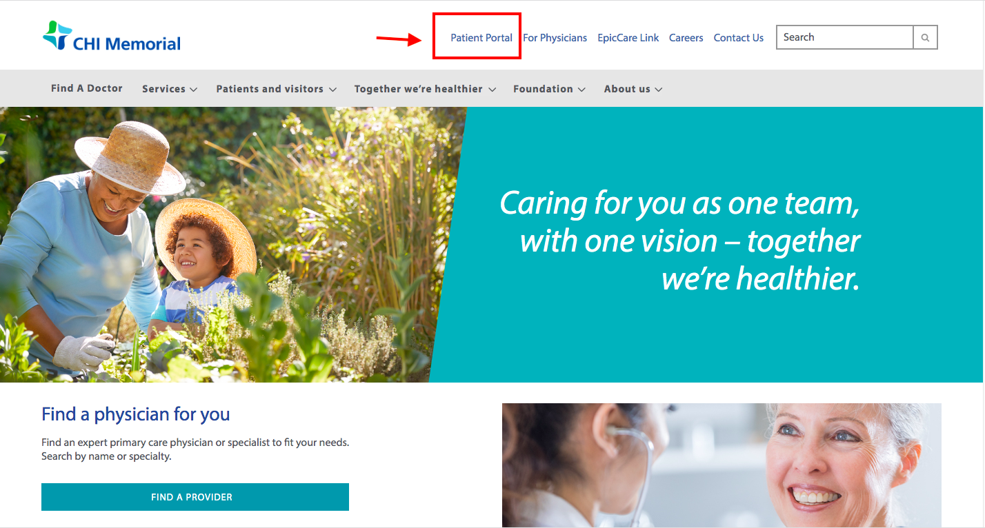 CHI Memorial Patient Portal Login- www.memorial.org - Digital Patient ...
