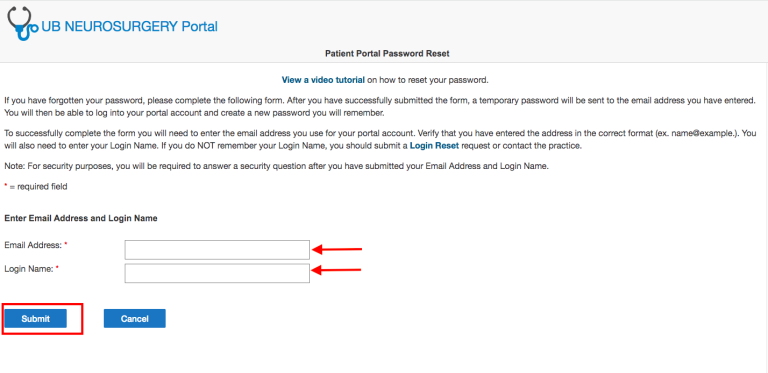 Ub Neurosurgery Patient Portal Login- www.ubns.com - Digital Patient Portal
