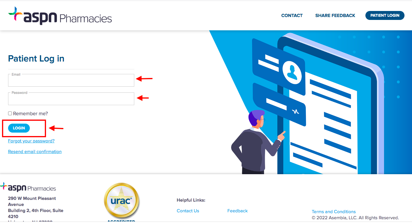 Aspn Pharmacy Patient Portal Login- www.aspnpharmacies.com - Digital ...