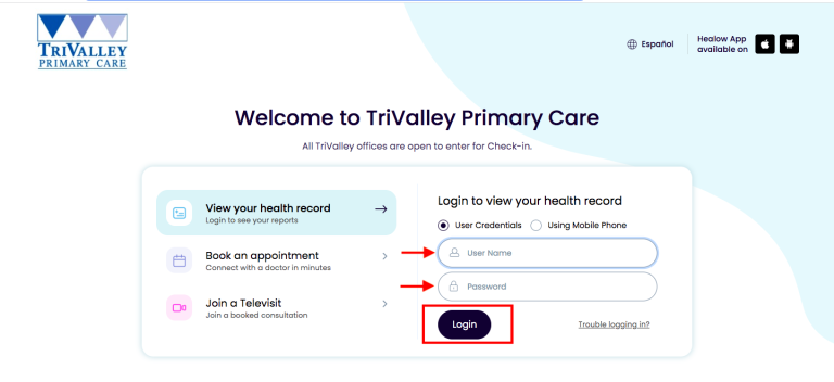 Tri-Valley Patient Portal Login- www.trivalleypc.com - Digital Patient ...