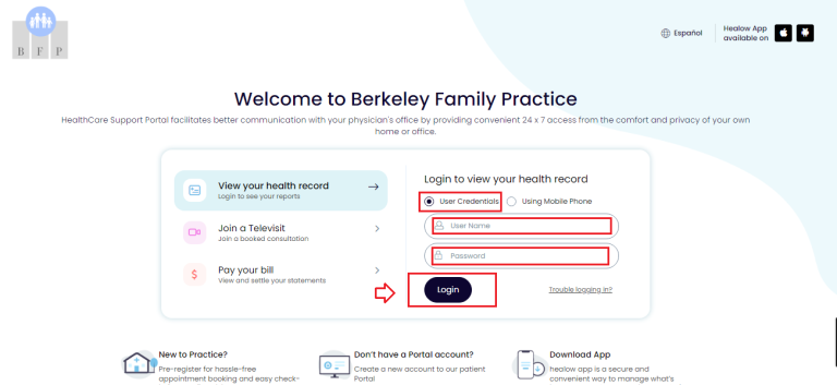 Berkeley Family Practice Patient Portal Login - www ...