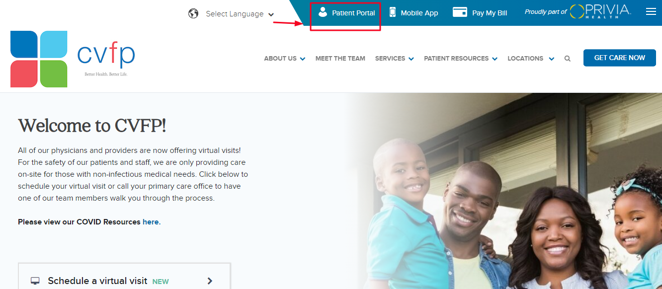 CVFP Patient Portal Login - www.cvfp.net - Digital Patient Portal