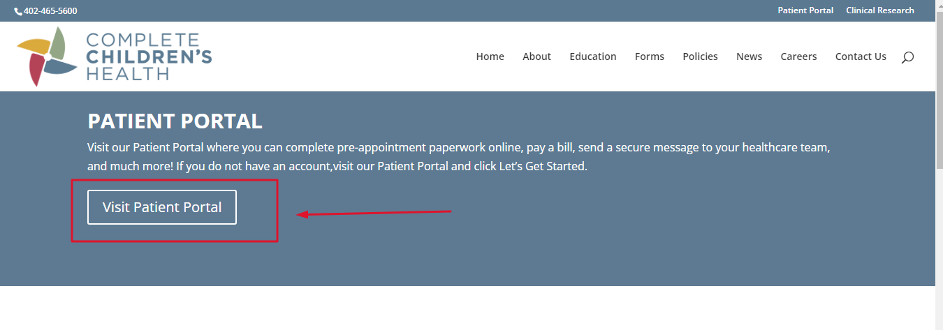 Complete Children's Health Patient Portal Login @ www ...
