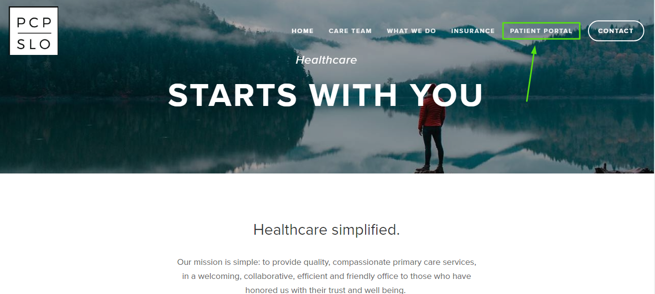 PCP SLO Patient Portal Login - www.pcpslo.net - Digital Patient Portal