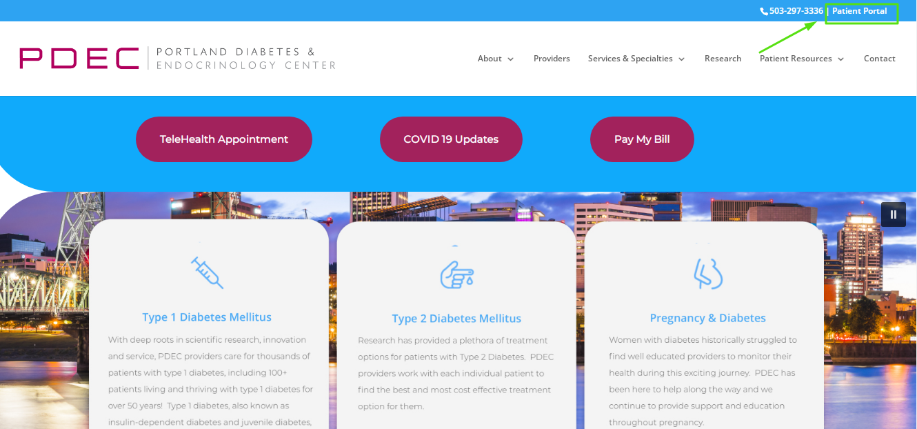 PDEC Patient Portal Login - pdec.org - Digital Patient Portal
