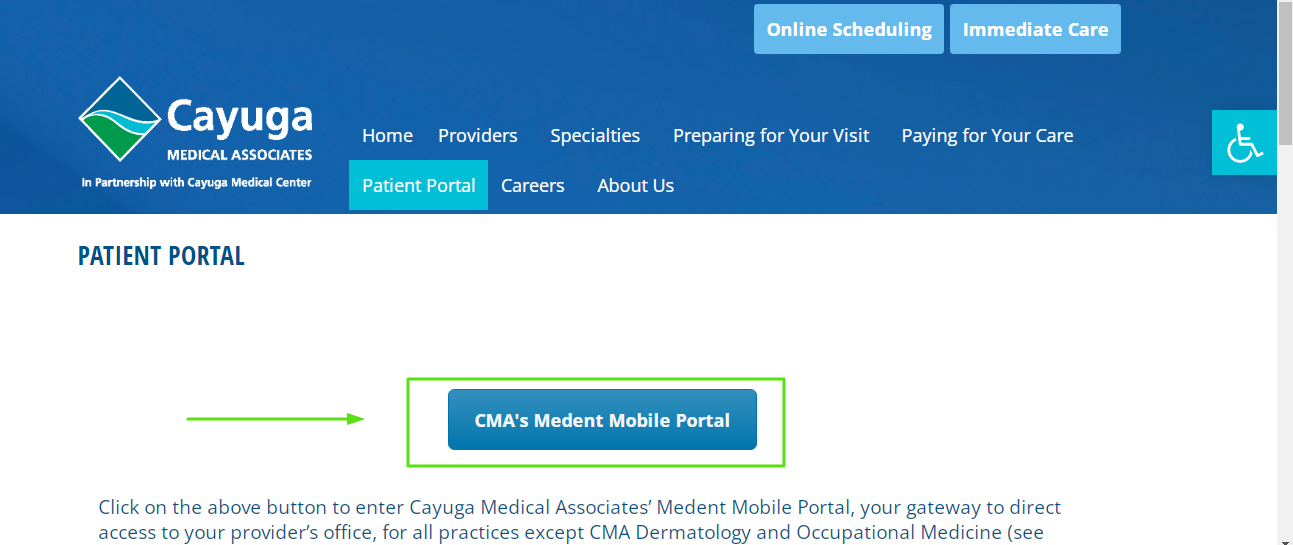 Cayuga Medical Associates Patient Portal Login - www ...