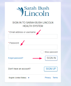 SBL Patient Portal Login @ www.sarahbush.org - Digital Patient Portal