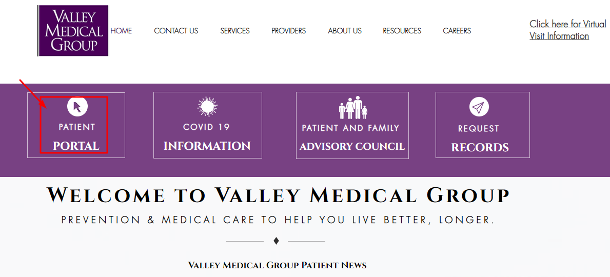 Valley Medical Group Patient Portal Login @ www.vmgma.com - Digital ...