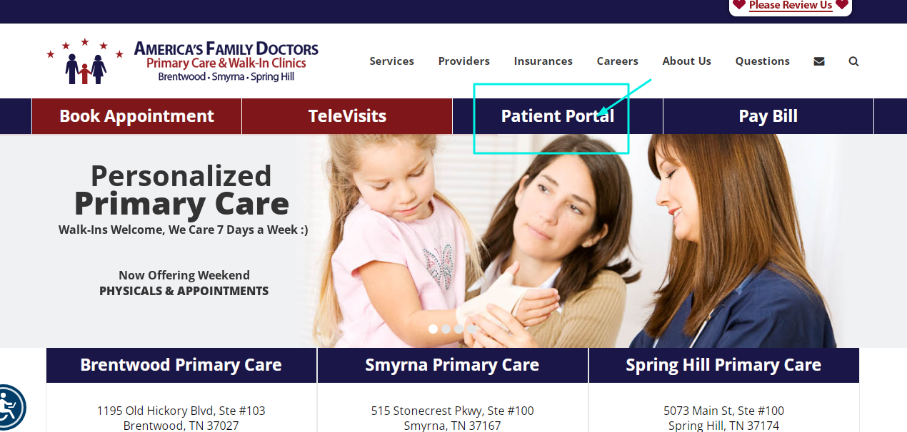 AFD Clinics Patient Portal Login @ afdclinics.com - Digital Patient Portal