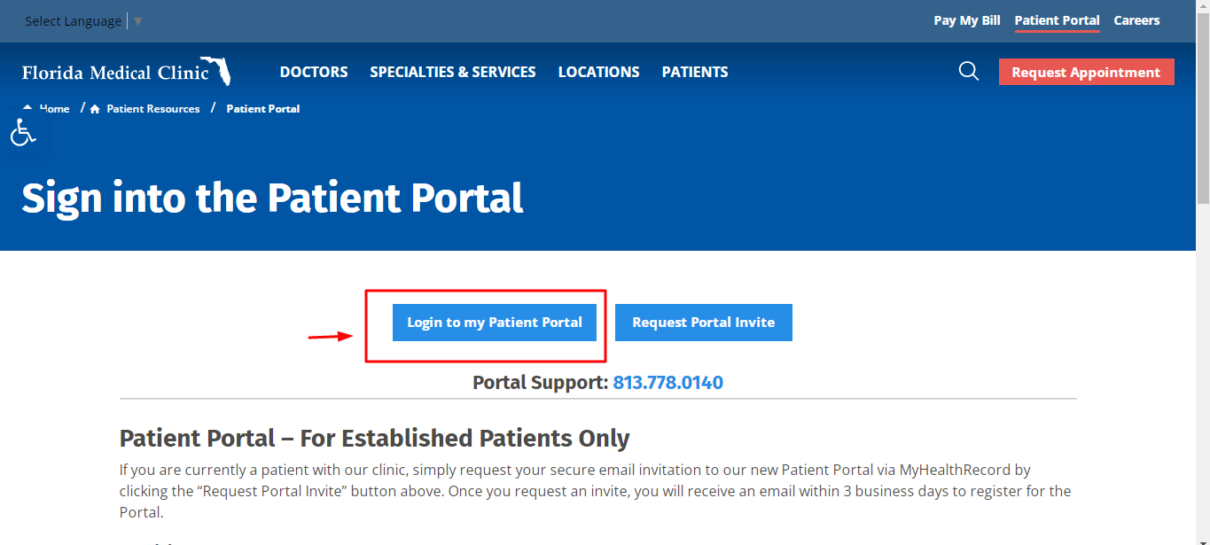 Florida Medical Clinic Patient Portal Login @ www.floridamedicalclinic ...