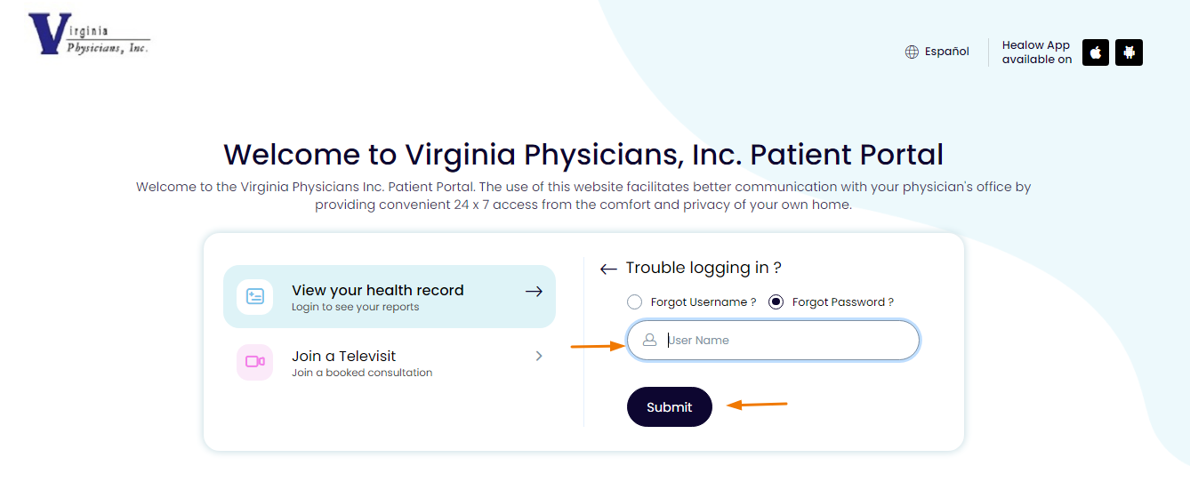 Midlothian Family Practice Patient Portal Login - vaphysicians.com ...