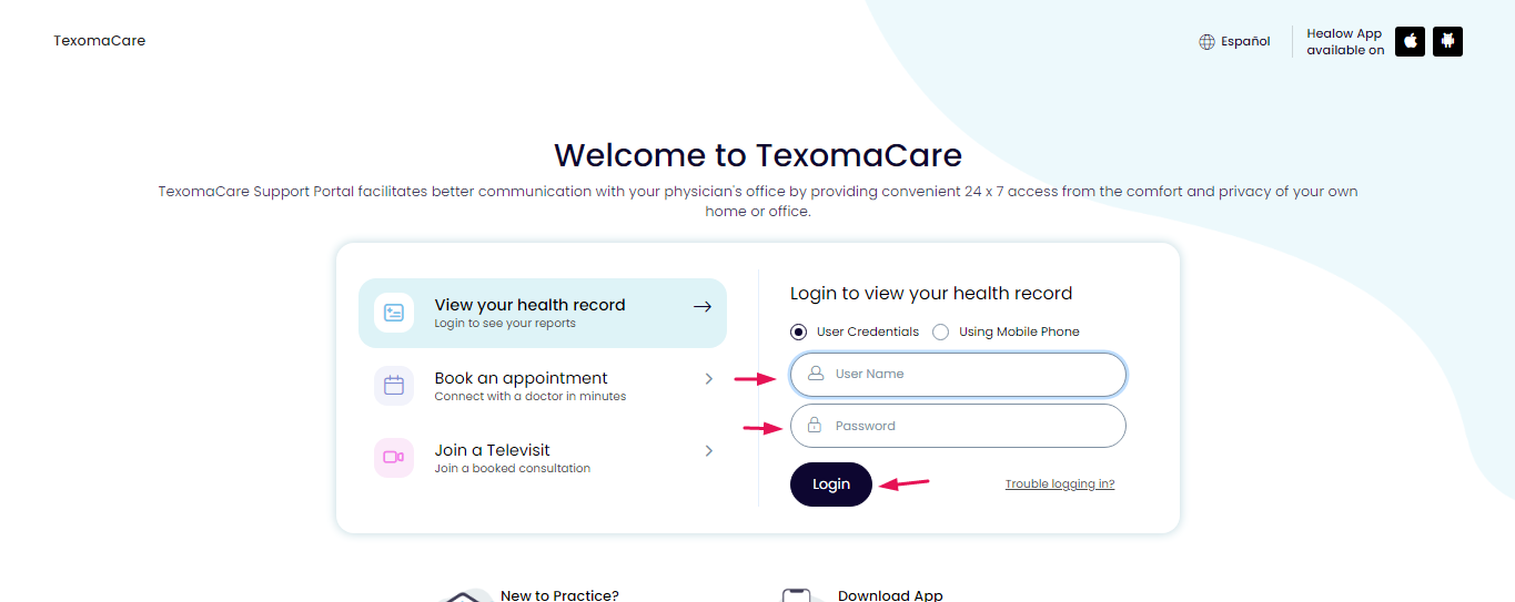 Texoma Patient Portal Login @ texomacare.com - Digital Patient Portal