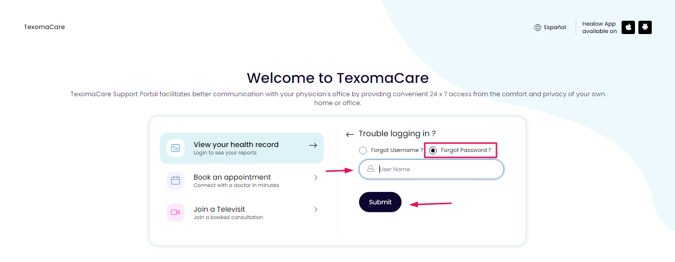 Texoma Patient Portal Login @ texomacare.com - Digital Patient Portal